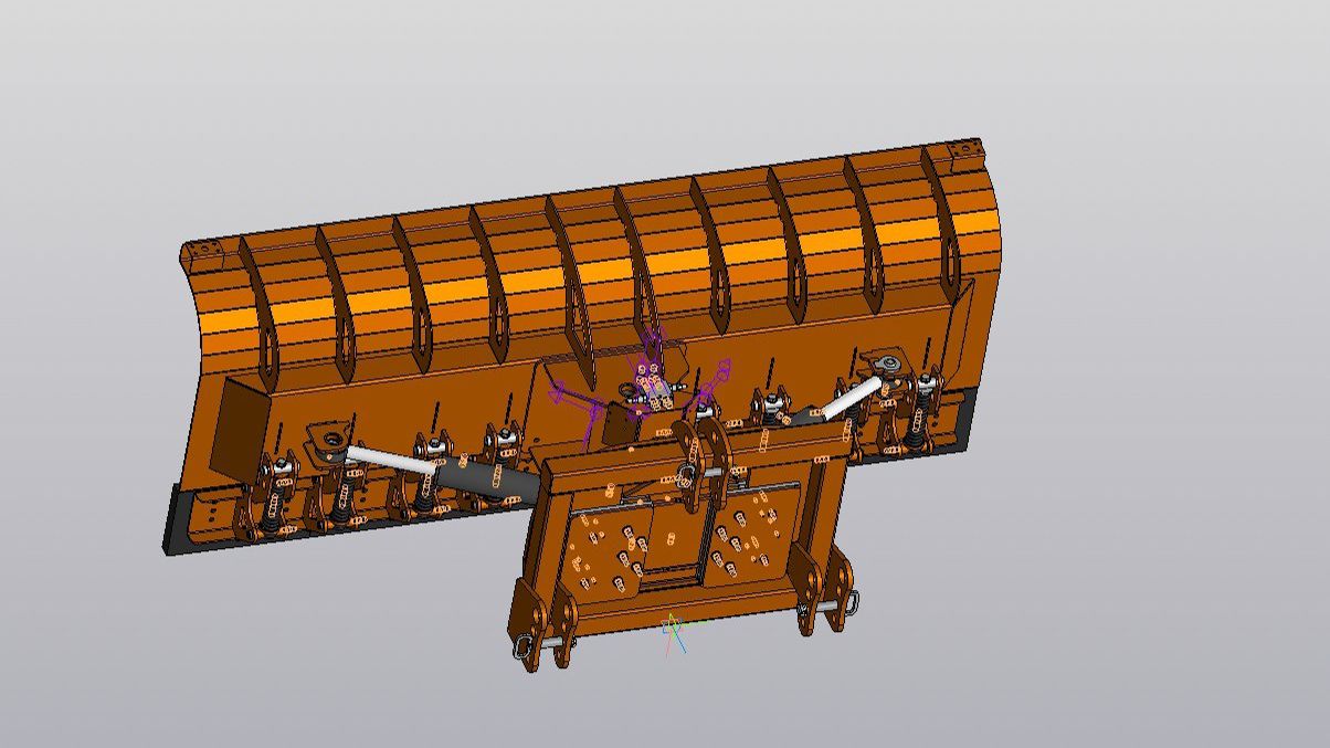 Передний отвал на КУН для тракторов МТЗ
