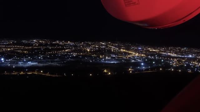 Вышка, ночной город Чита.