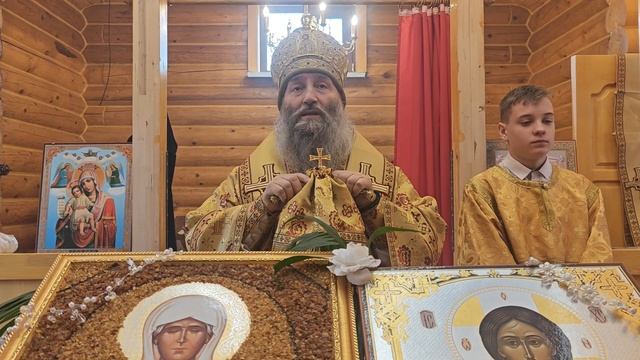 Проповедь владыки Гурия в Неделю 28-ю по Пятидесятнице в новопостроенном храме-часовни с. Каменка