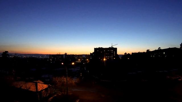 Таймлапс Чита "Timelapse Chita" 17.04.2017