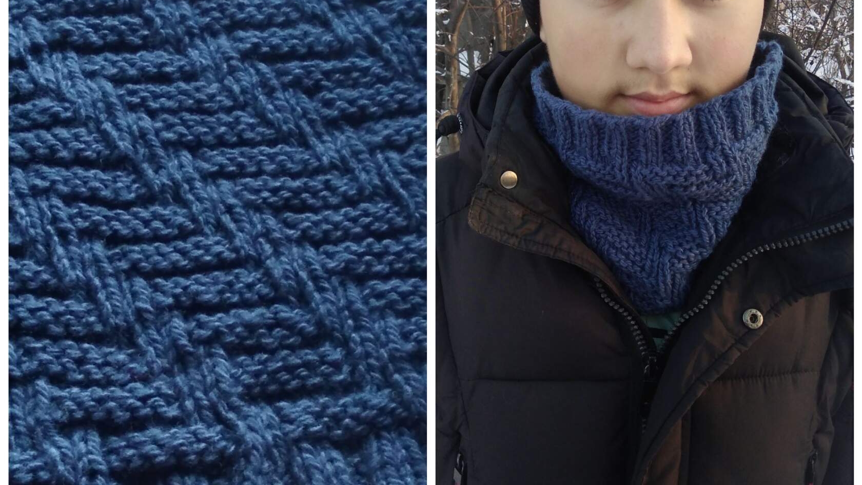 ОЧЕНЬ КРАСИВЫЙ УЗОР#СНУД ДЛЯ СЫНА#   (архив)