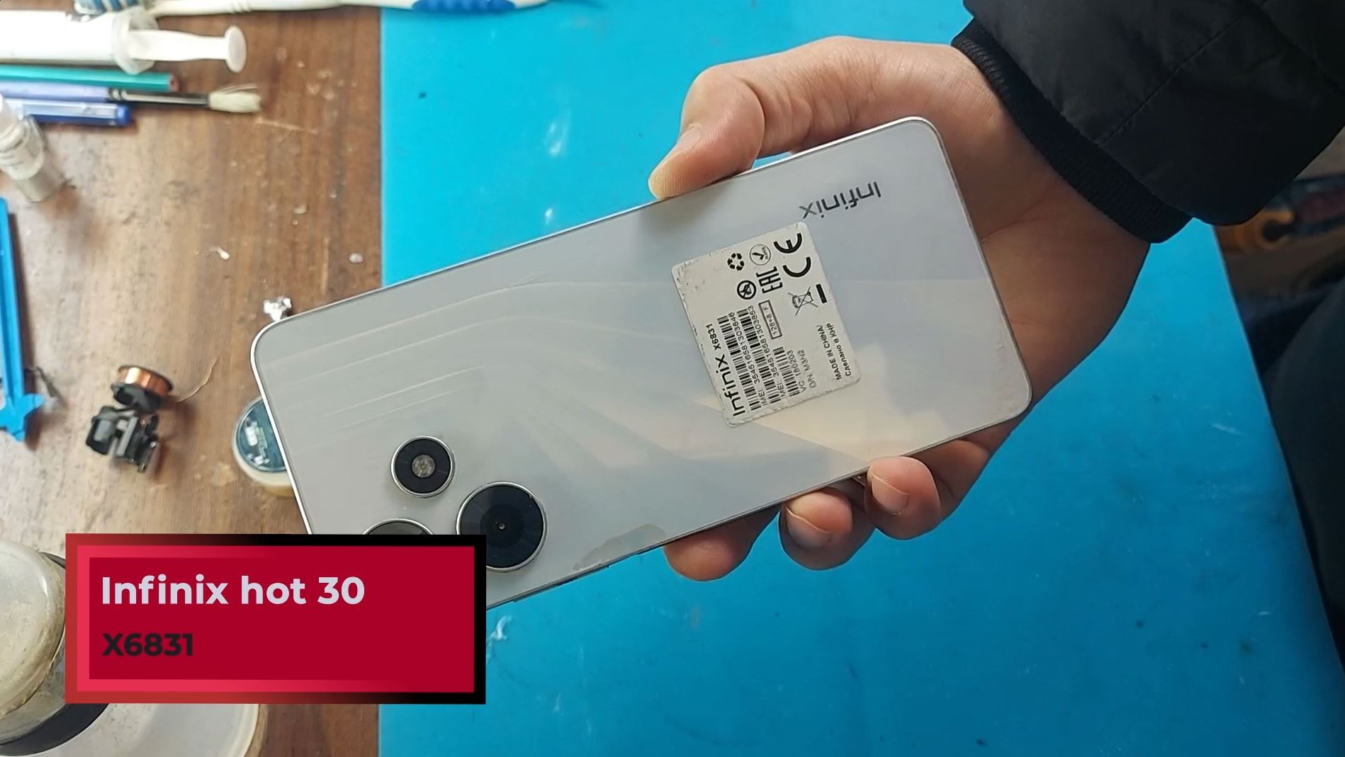 Как заменить дисплей на телефоне Infinix hot 30 (X6831)