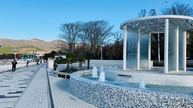 Красивая набережная в с. Кабардинка