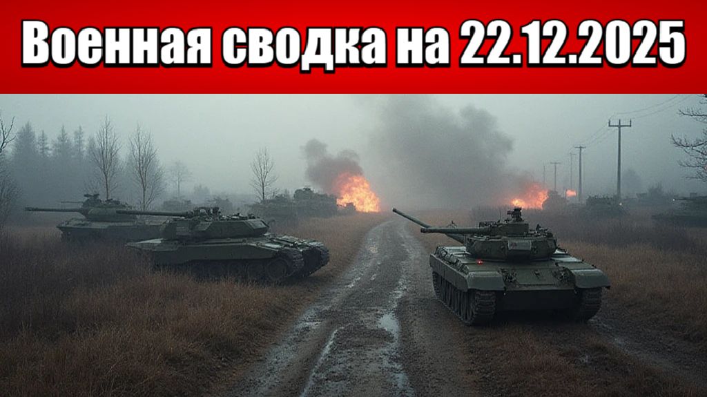 «Купянск в огне: ВСУ стягивают резервы и атакуют район Юбилейный!»: Военная сводка на 22.12.2025