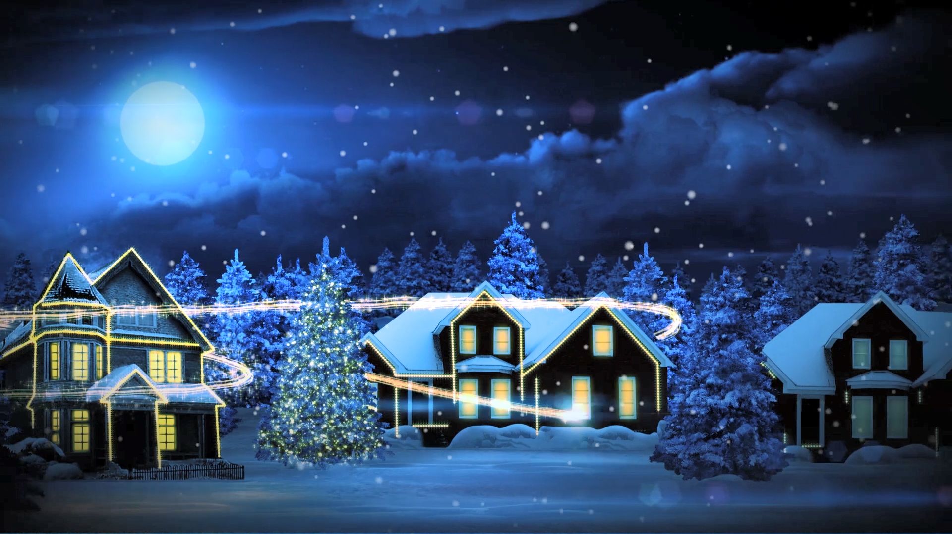 Новогодняя заставка - Новогодняя ночь 2026