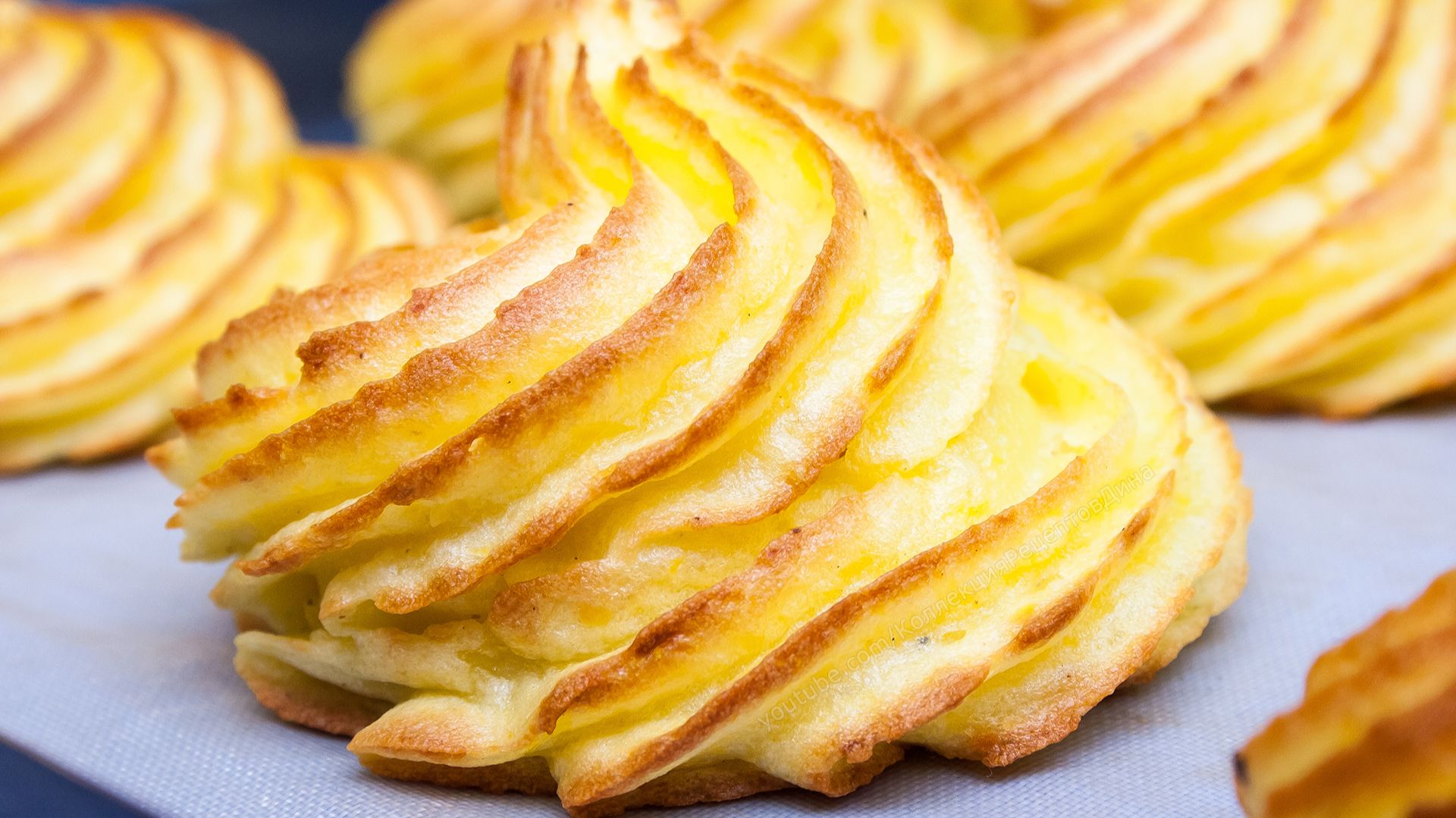 Картофель "Герцогиня" на праздничный стол! Оригинальный гарнир из картофеля!