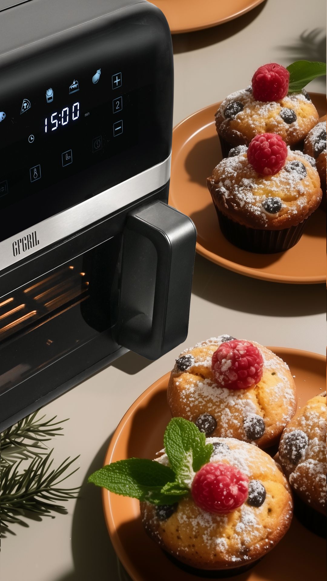 Кексы из мороженого #еда #десерт #рецепт #аэрогриль