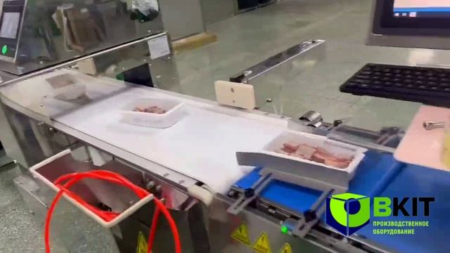 Он-лайн-весы (чеквейер) с принтер-аппликатором (этикетировщиком) и металлдетектором