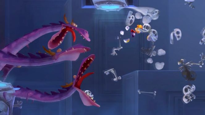 Прохождение заключительного этапа игры Rayman Legends Пик Олимпа. Убийца драконов