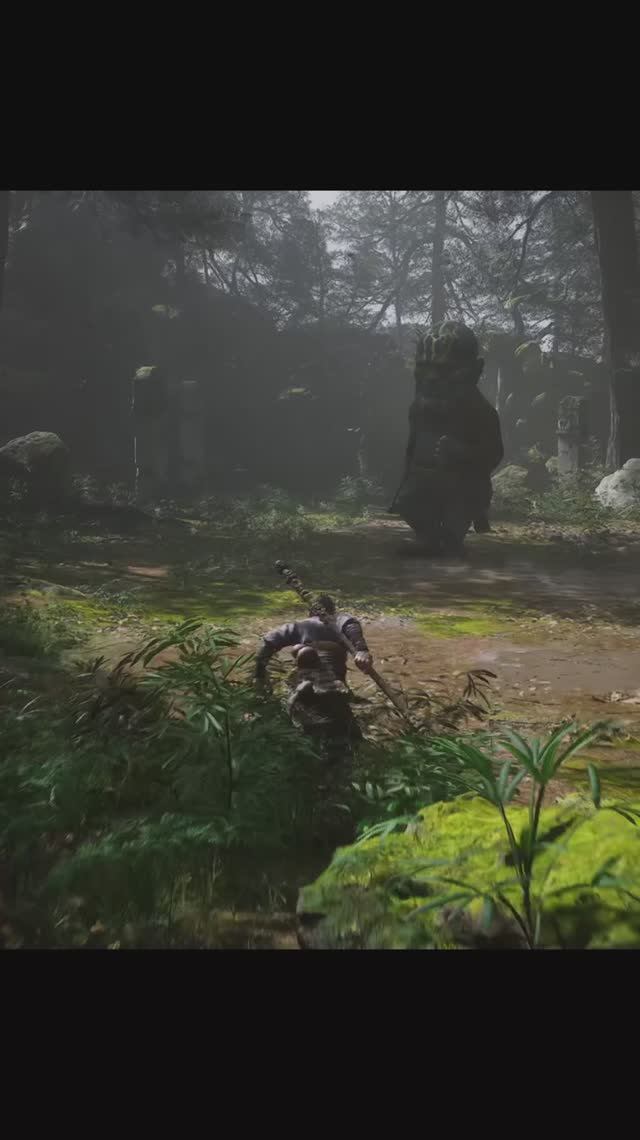 Босс  мужик с огромной головой (Блуждающее умертвие) ॐ Black Myth: Wukong ॐ #shorts #BlackMythWukong