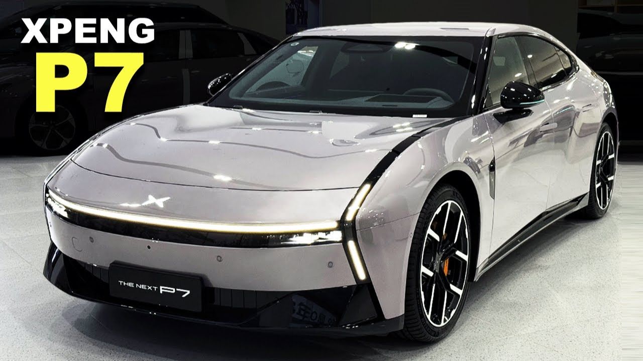 Новый XPeng P7 — стильный электромобиль-седан с запасом хода 820 км. Полный обзор.