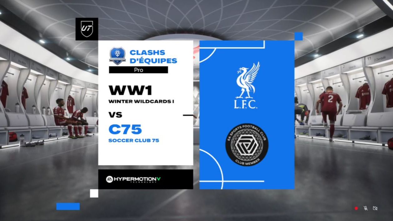 Clash Equipe • Winter Wildcards 1 🆚 Soccer Club 75