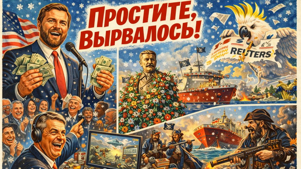 22.12.25 | "Простите, вырвалось!" №314 | Американское пиратство, меркантильный "ДиДжей" Вэнс