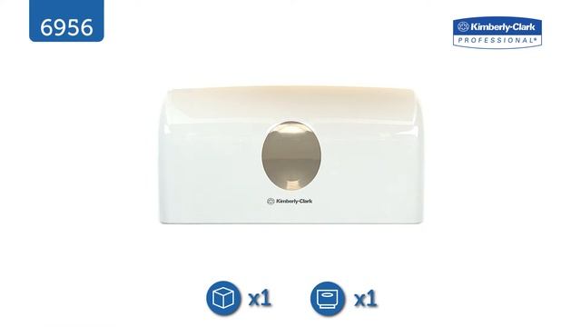 6956 Диспенсер для бумажных полотенец в пачках Aquarius