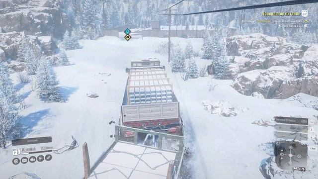 SnowRunner. Амур. Северный щит. Контракт "Правильное питание и Есть контакт"