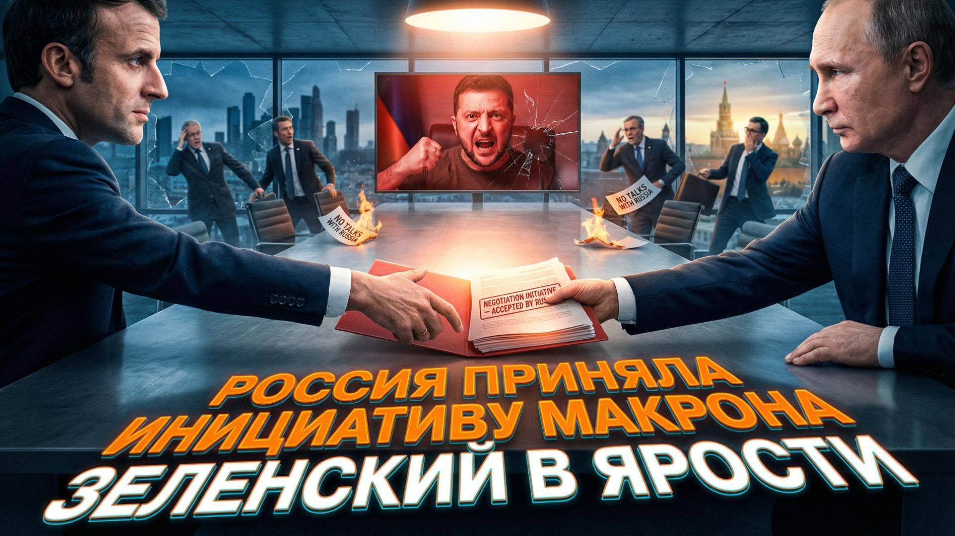 🤝Себастиан Сас | Россия согласилась на переговоры по плану Макрона. Зеленский в ЯРОСТИ.