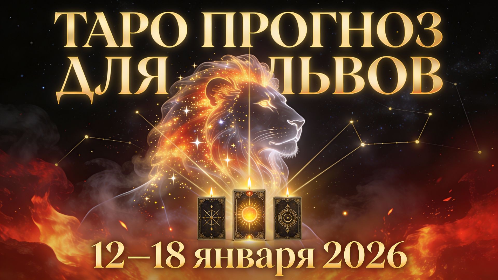 Таро прогноз для Львов с 12 января — 18 января 2026 года 🔮♌✨