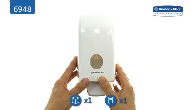 6948 Диспенсер для жидкого и пенного мыла в кассетах Aquarius