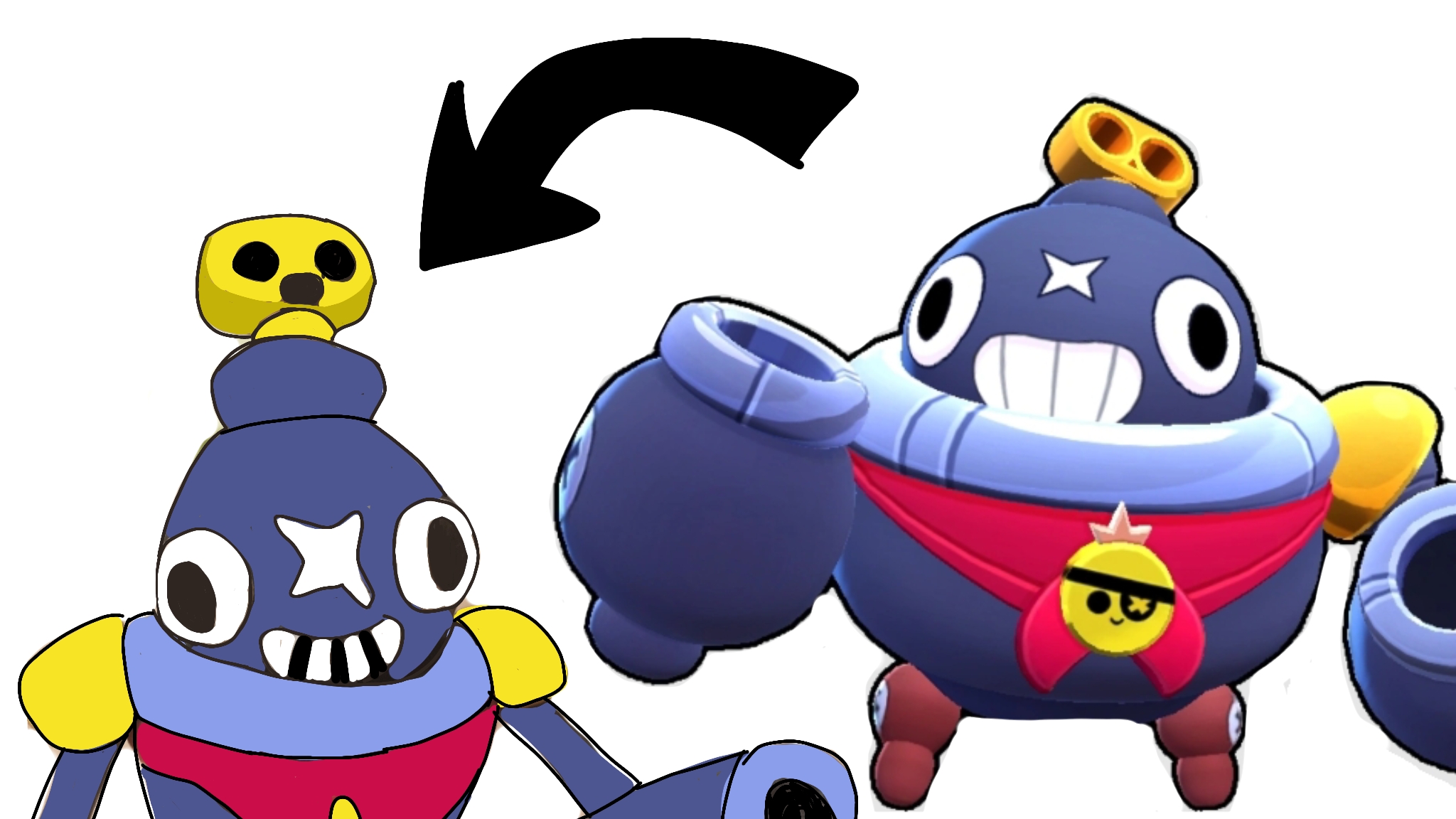 Леплю Тика из пластилина (Brawl stars)