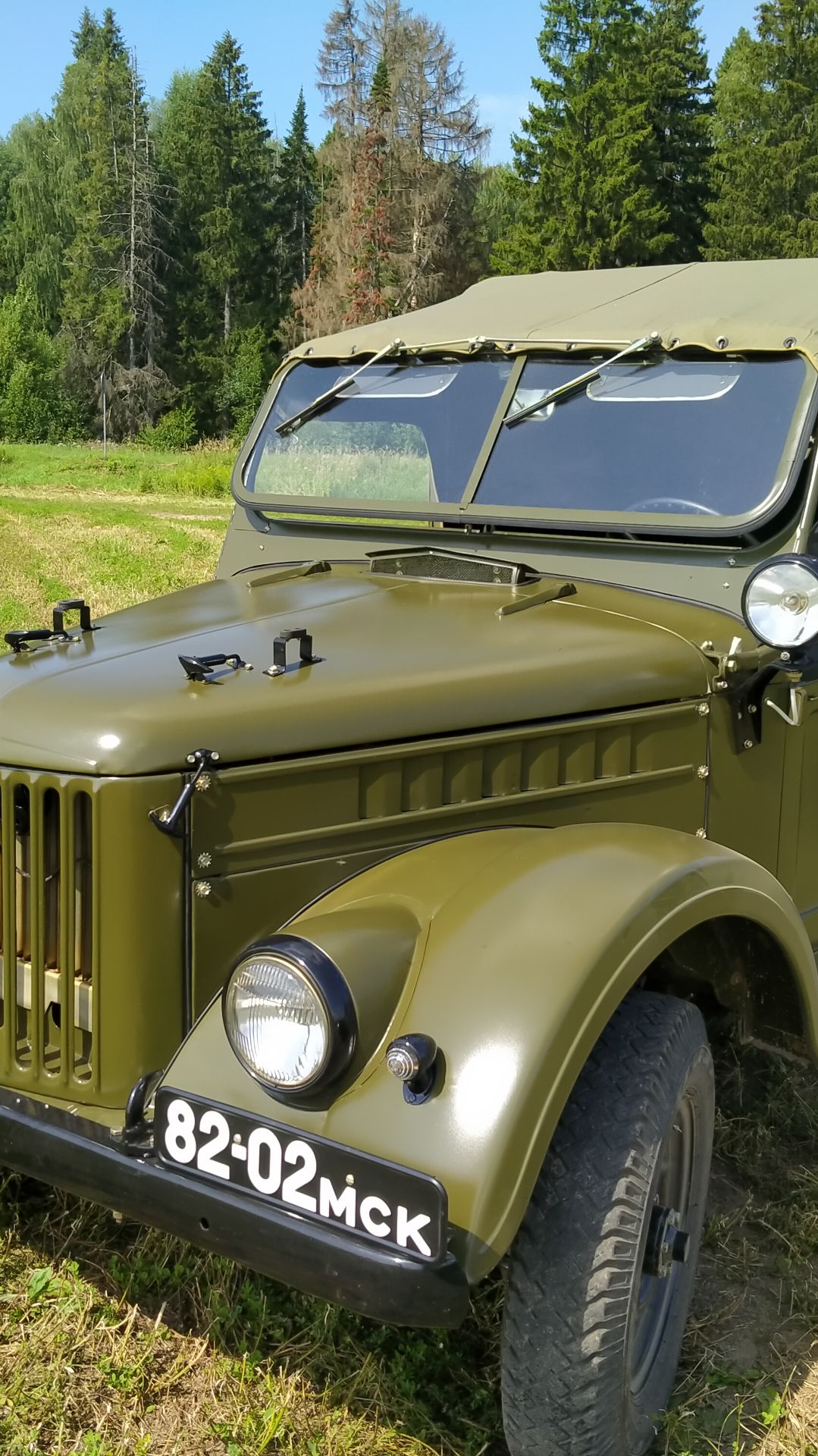 ГАЗ 69 после реставрации. Как новенький.