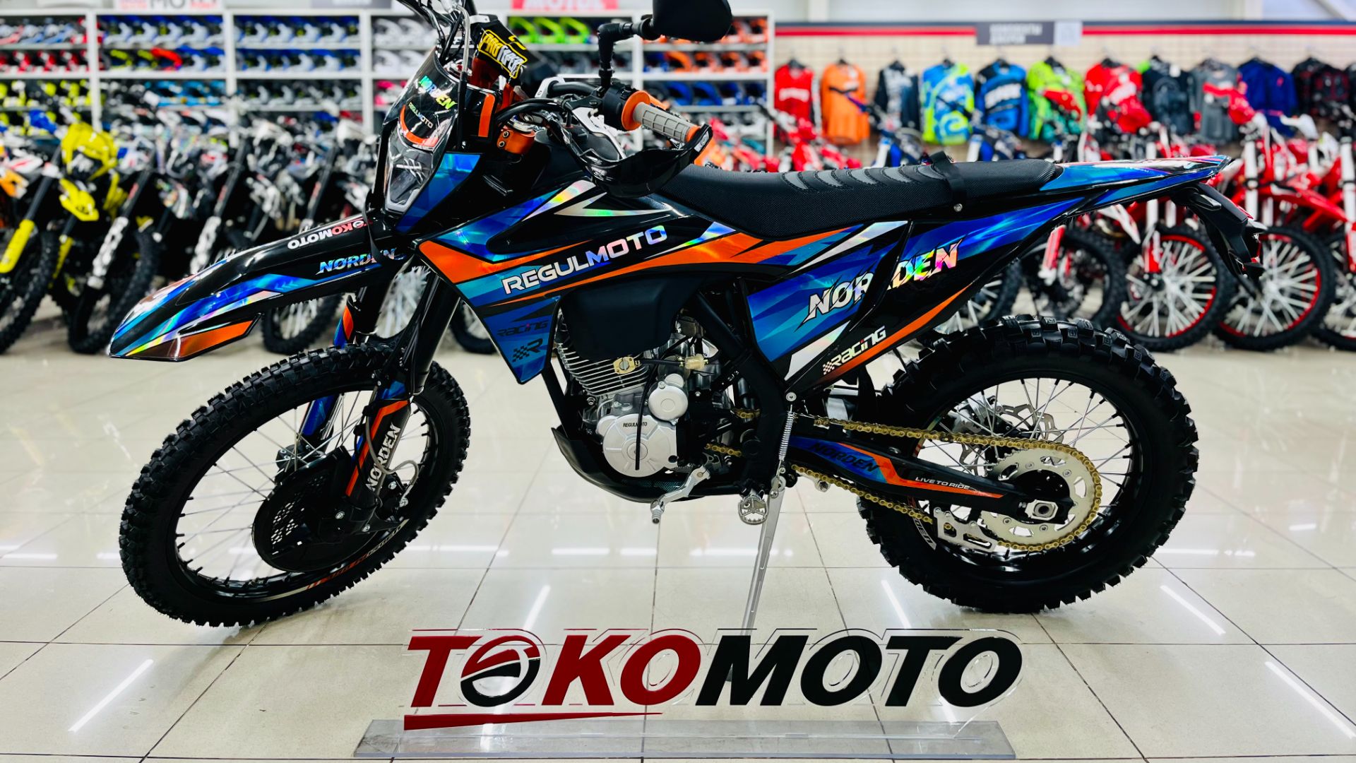 Мотоцикл Regulmoto Norden (Черный синий, , 102906-1)(тм)