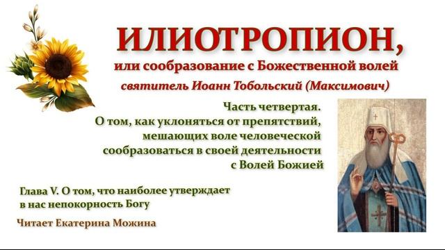 21. Илиотропион ЧАСТЬ IV, ГЛАВА V.