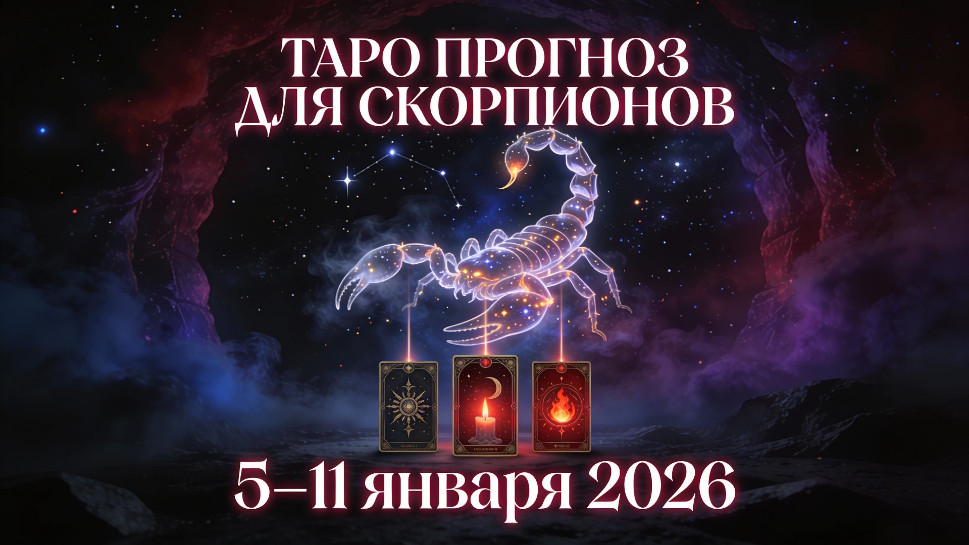 Таро прогноз для Скорпионов с 5 января — 11 января 2026 года 🔮♏✨