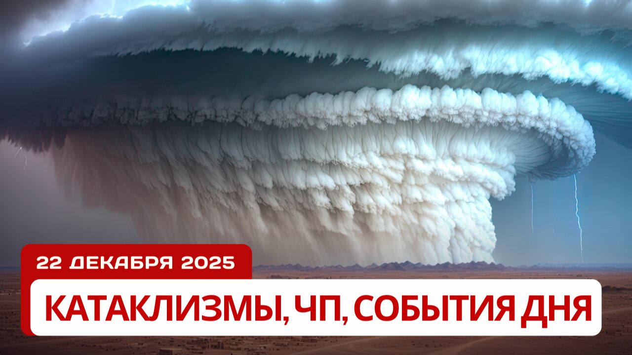 Новости Сегодня 22.12.2025 - Катаклизмы за сегодня, ЧП, События дня | США Китай Россия Индия Европа