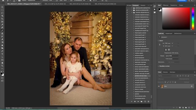 как мои экшены обрабатывают фото других фотографов: семья