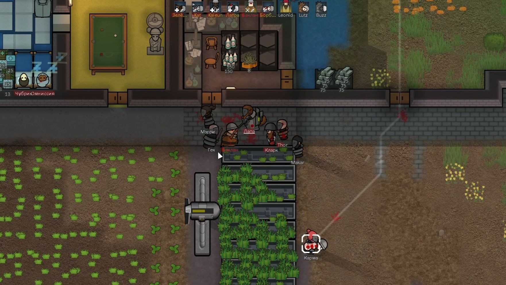 Восстание всех рабов RimWorld #82