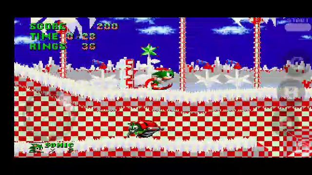 Sonic Xmas (GEN) Gameplay on Sonic 1 Hack