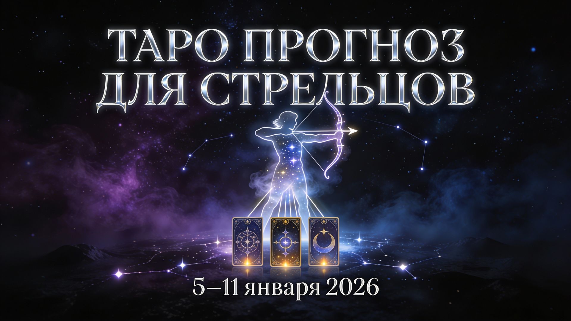 Таро прогноз для Стрельцов с 5 января — 11 января 2026 года 🔮♐✨