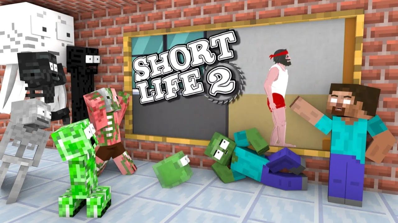 Анимационный ролик Minecraft: Путь мальчика-зомби к званию чемпиона по футболу