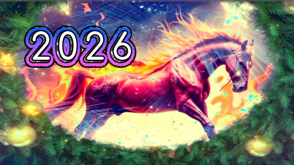 2026 год огненной лошади. Песня и поздравление с Новым 2026 годом