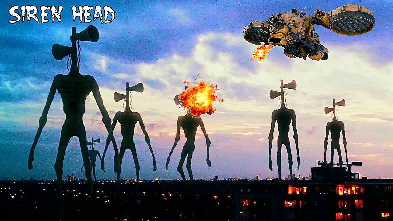 📢 СИРЕНОГОЛОВЫЙ 📢 - В РЕАЛЬНОЙ ЖИЗНИ. SIREN HEAD - АТАКУЕТ.