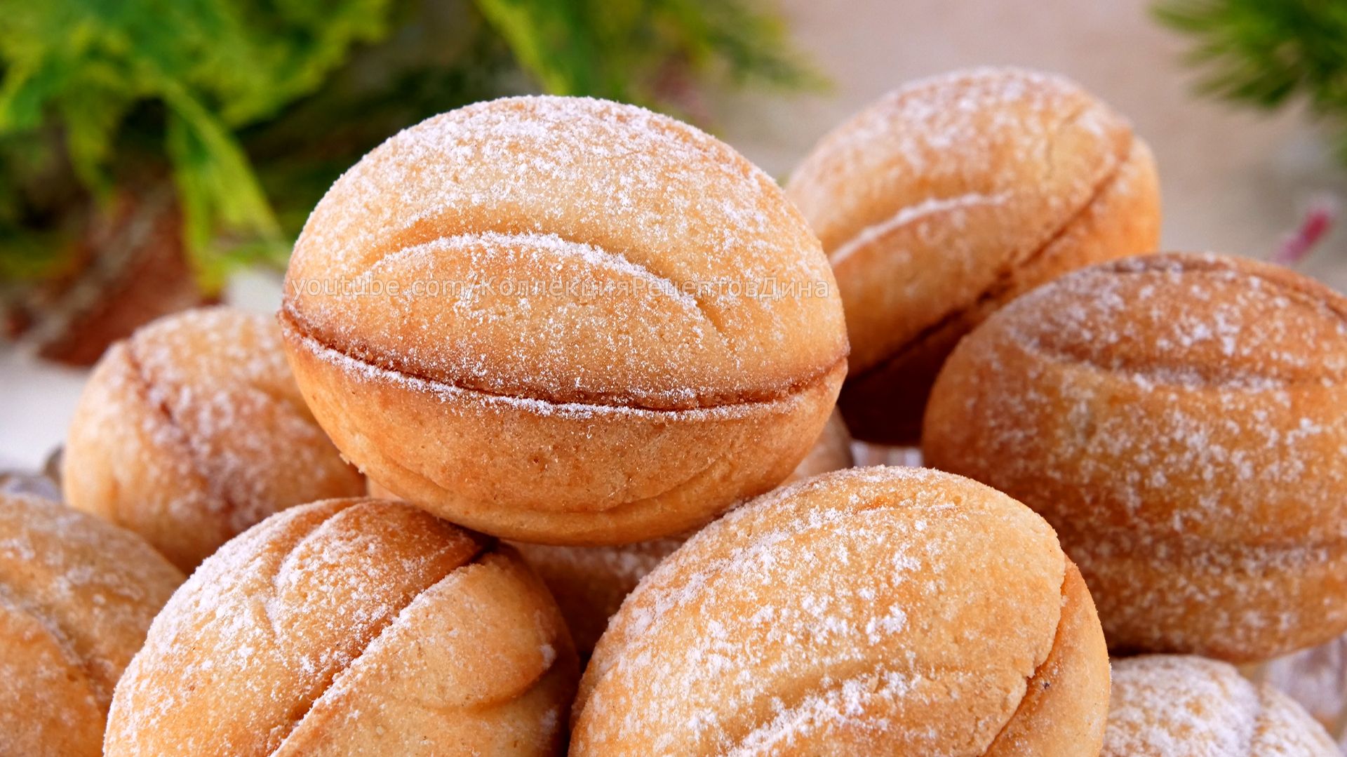 🎄”Орешки”- Самое Популярное Новогоднее Печенье!🌟 3 рецепта Песочного теста для Печенья “Орешки”🌰