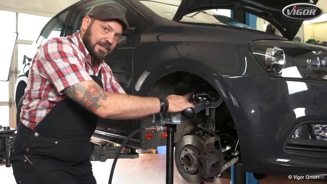 Vigor V4476N Гидравлический съемник пружин Wallmek: HSC2018-100