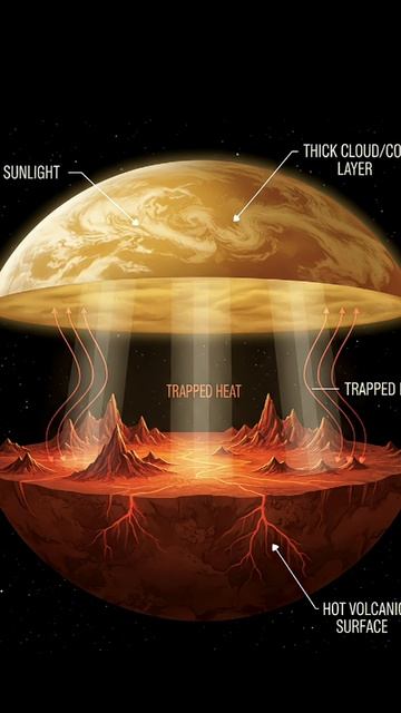 Почему Венера горячее Меркурия?