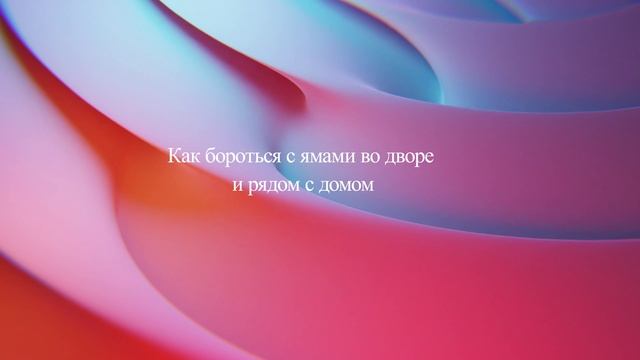 Как бороться с ямами во дворе и рядом с домом