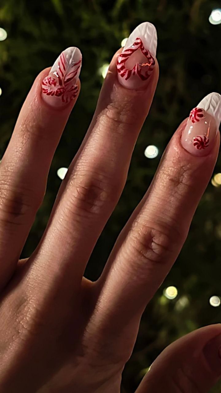 Новогодние ноготочки #christmas #nails