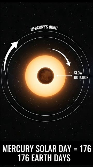 Почему день на Меркурии длится полгода?