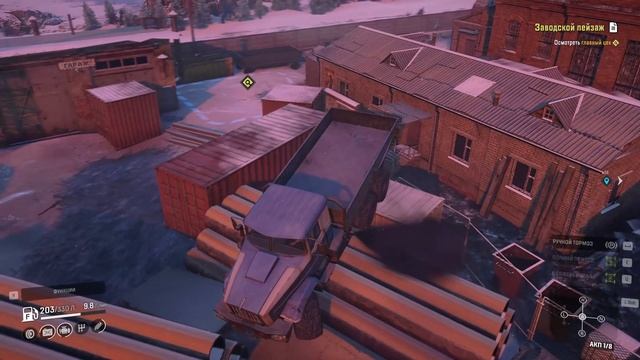 SnowRunner - КОЛЬСКИЙ ПОЛУОСТРОВ - ПОРУЧЕНИЕ - ЗАВОДСКОЙ ПЕЙЗАЖ #snowrunner