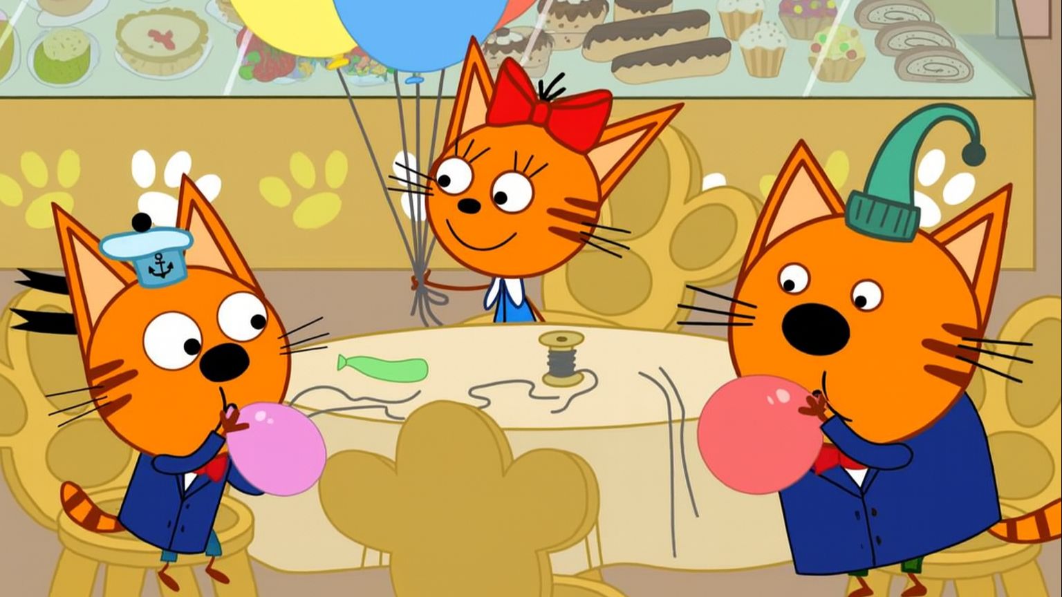 Три Кота — Мультфильм для Детей |  Кулинарное Шоу | Три Кота Мультик Смотреть | Развивающая Игра