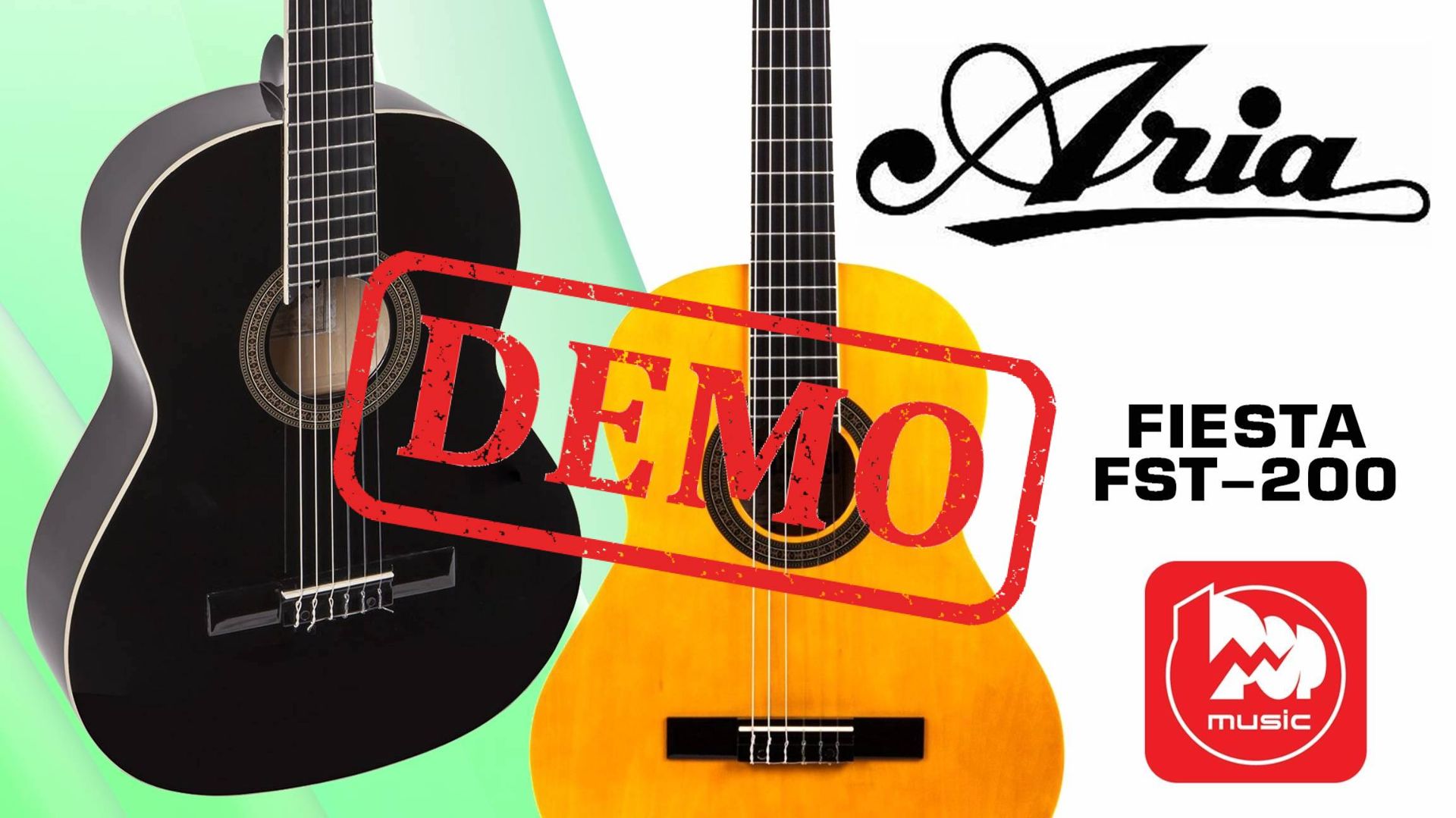 Дешевая классическая гитара ARIA FIESTA FST-200 - краткая демонстрация звучания