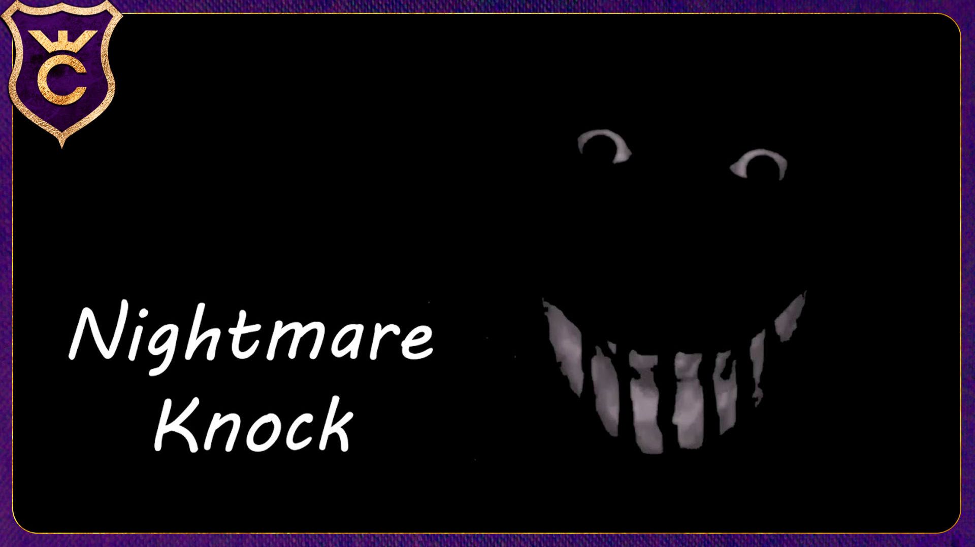 ИНДИ ХОРРОР НОВЕЛЛА ХОРОШАЯ КОНЦОВКА! Nightmare knock #1