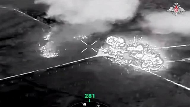 Боевая работа расчета ТОС-1А «Солнцепек» ГрВ «Центр»