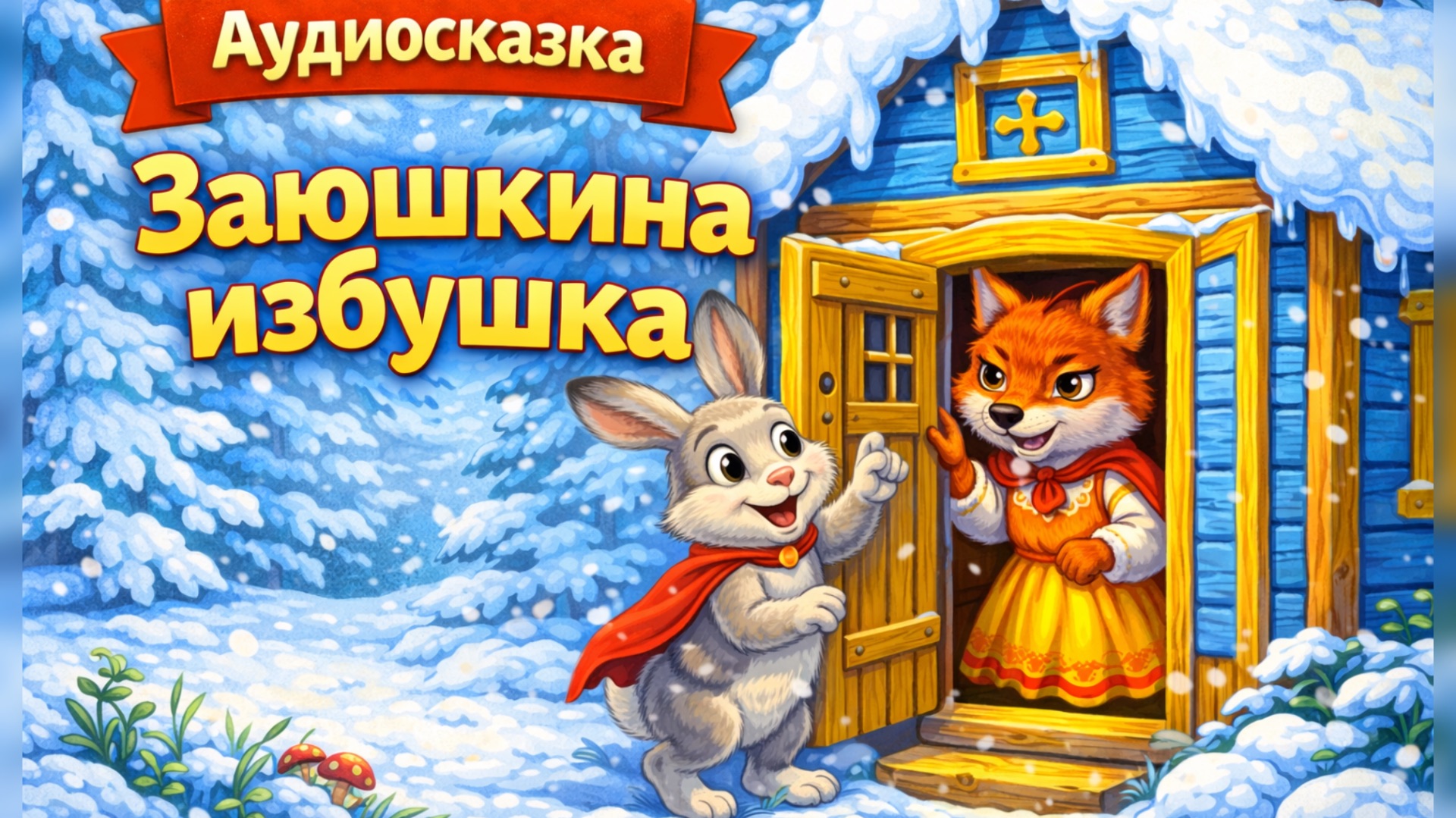 Заюшкина избушка 🐰 Добрая сказка