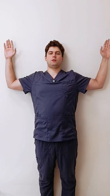 Упражнение для грудного отдела. Повторяем дома.