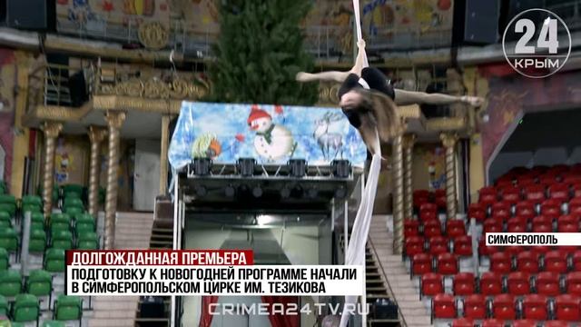 Подготовку к новогодней программе начали в симферопольском цирке