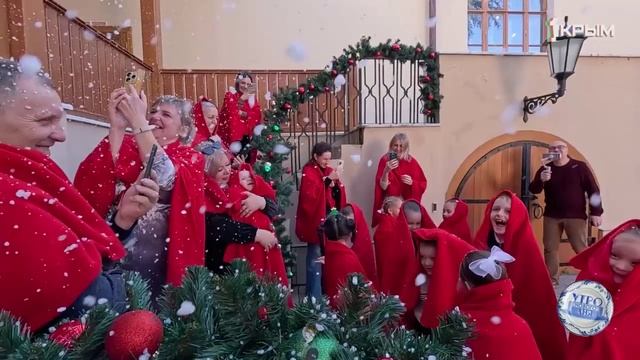 Маленькие феодосийцы погрузились в новогоднюю сказку